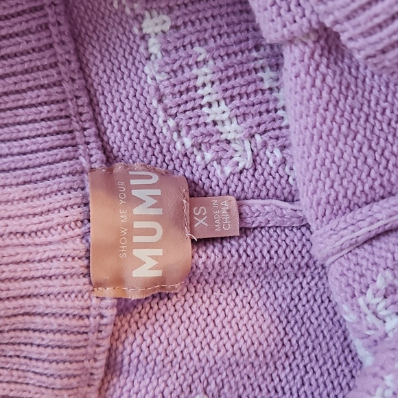 Show Me Your MuMu | Sweaters | Show Me Your Mumu Purple Palm Boardwalk ...